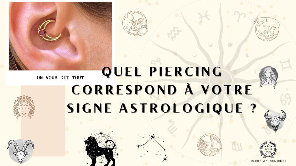 Zodiac signs as piercings - Horoscopeaz.com